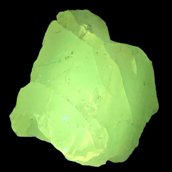 Accents | Opalescent Clear Layered Art Glass Cullet Glowing Manganese ...